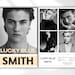 COMP CARD Template for Male Models,modeling Photocard, Zed Card for ...