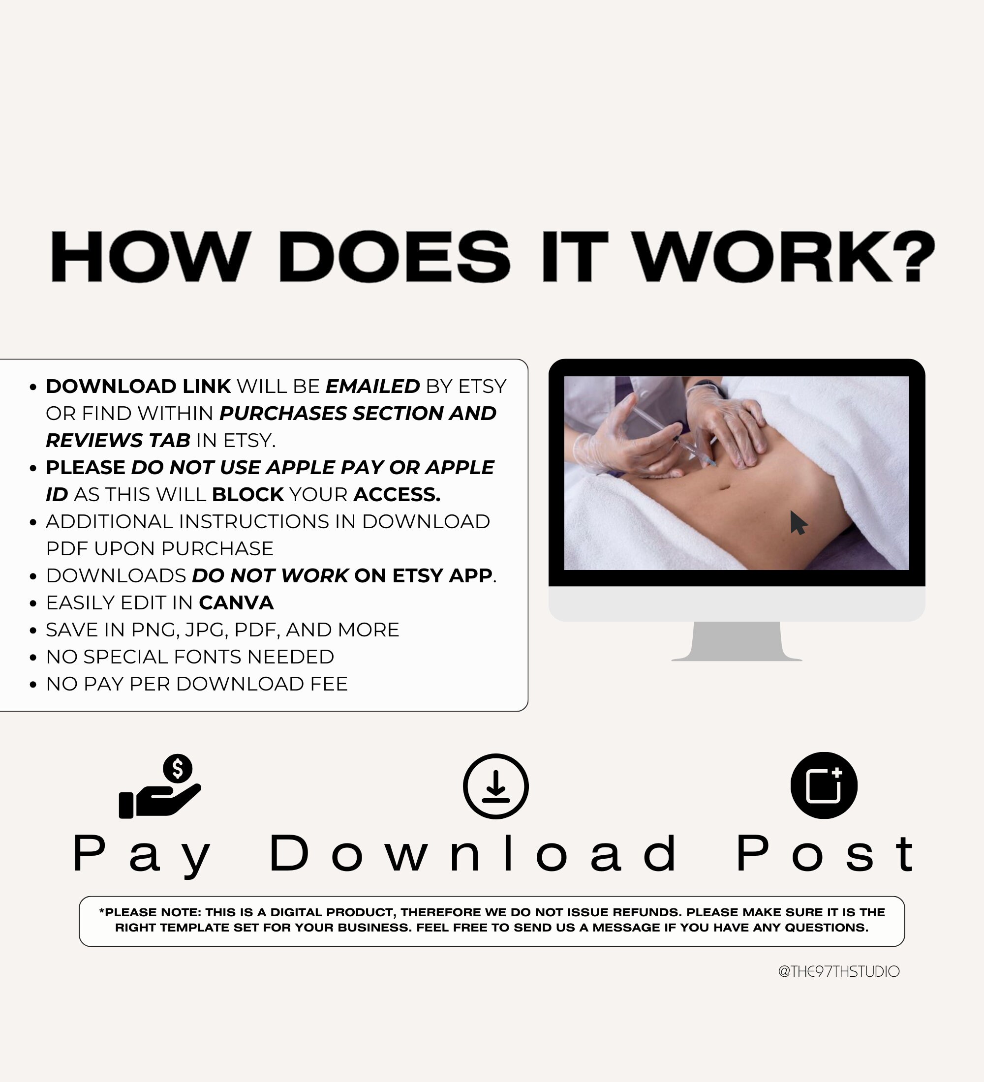 FAT DISSOLVE Instagram Posts Injectable Lipolysis Instagram Templates ...