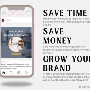 100 Bookkeeping Social Media Bundle | Bookkeeper Canva Template ...