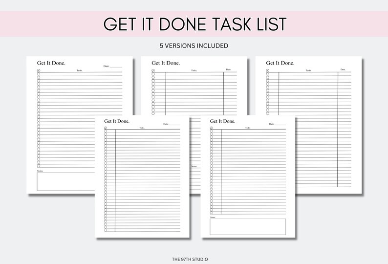 EDITABLE Brain Dump Template BUNDLE, to Do List Printable, ADHD Daily ...
