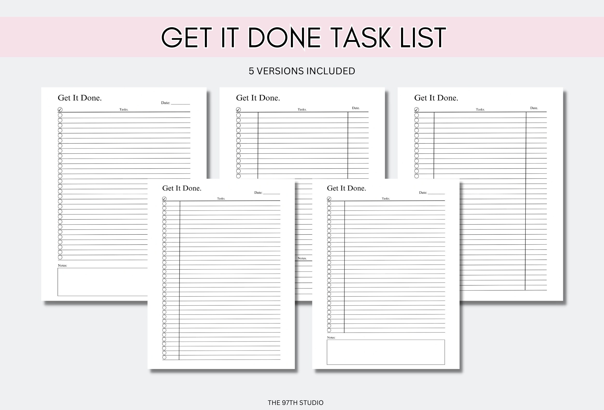EDITABLE Brain Dump Template BUNDLE to Do List Printable - Etsy