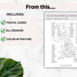 UK Sales Map, Business Postcode Sales Map, Color in Map, Etsy Sales ...