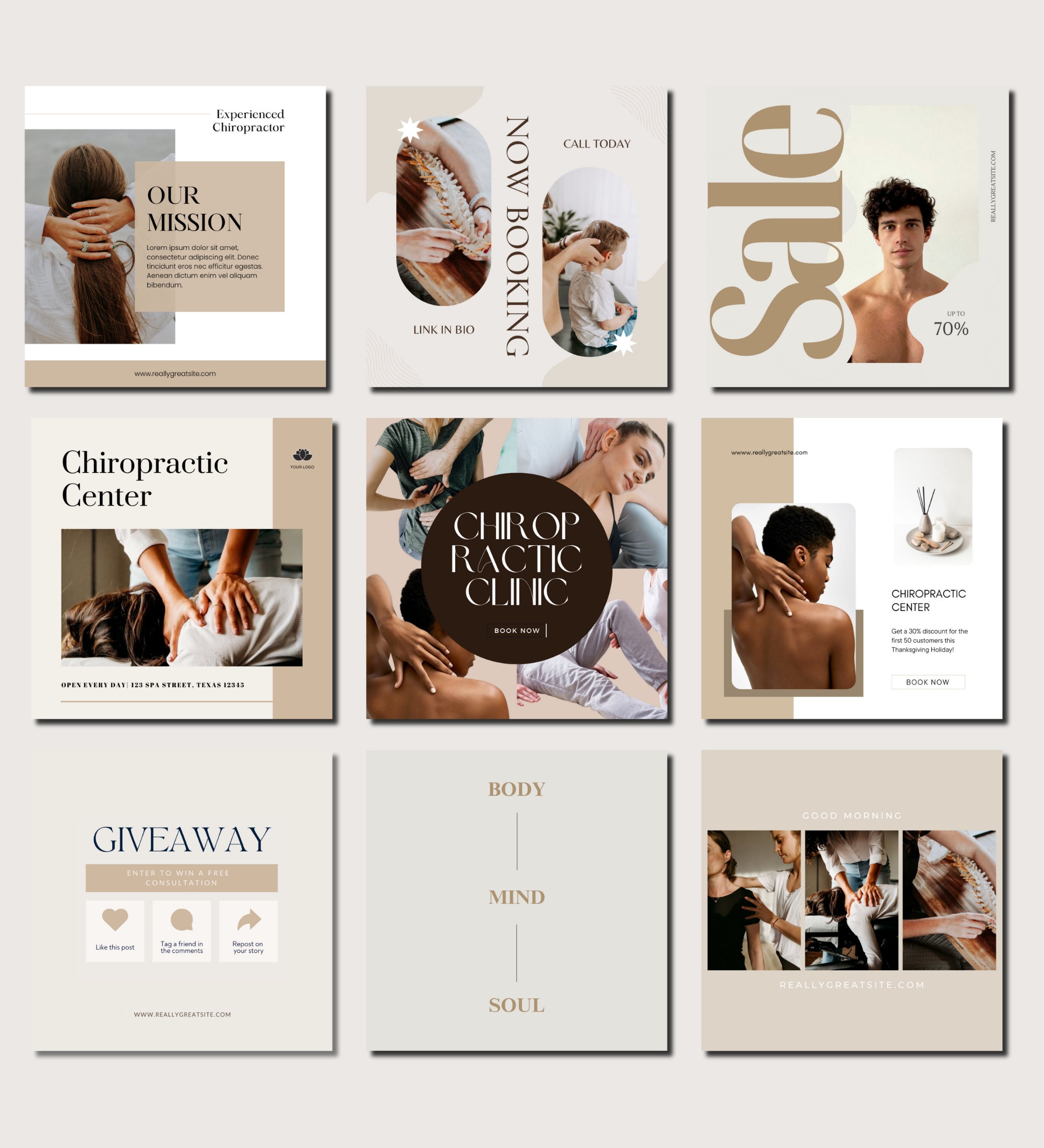 Chiropractor Instagram Posts Chiropractor Digital Marketing Social ...