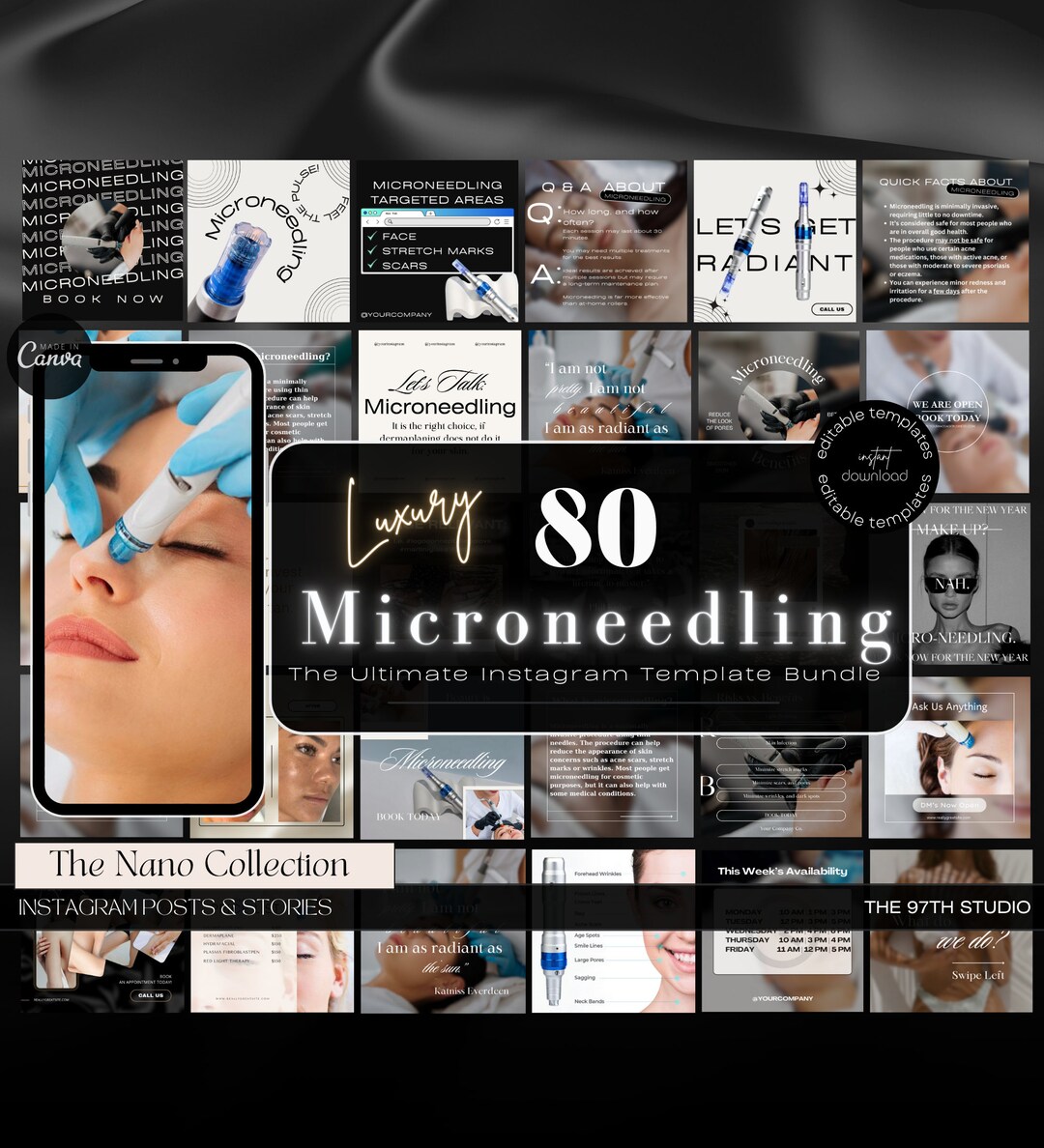 Microneedling Instagram Posts | Esthetician Instagram | Medspa ...