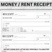 PRINTABLE Money or Rent Receipt | Cash Receipt | Sales Receipt ...