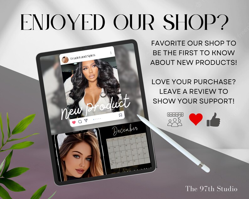 200 Instagram Template Posts for Hair Extension Business, Hair ...