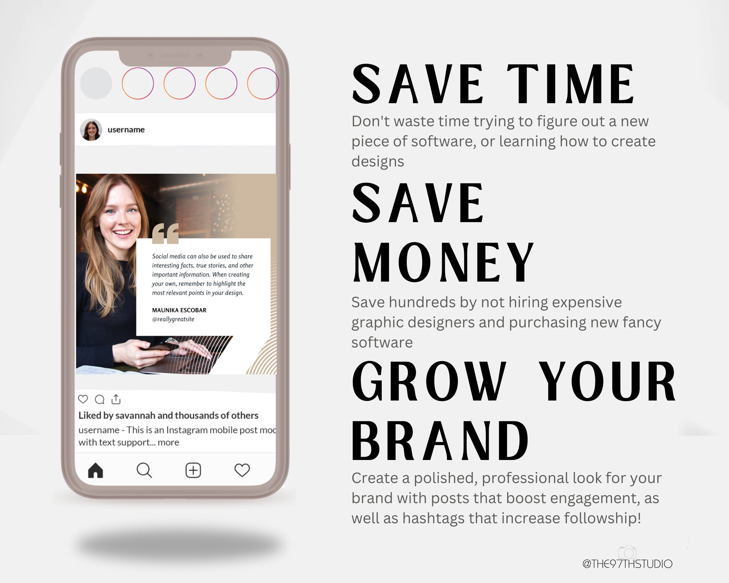 280 Coach Marketing Instagram Templates Life Coachbusiness Coach Social ...