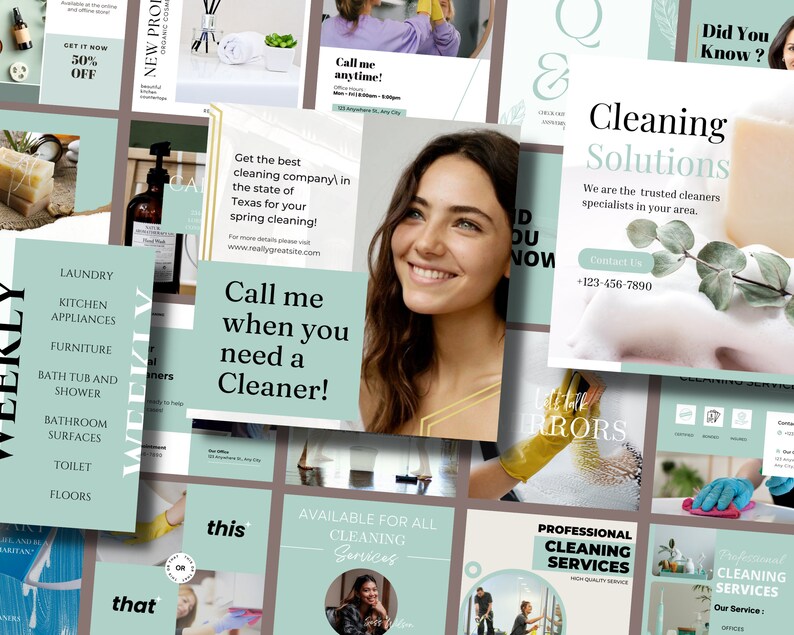 Cleaning Business Instagram, Professional Cleaner Marketing, Cleaning ...