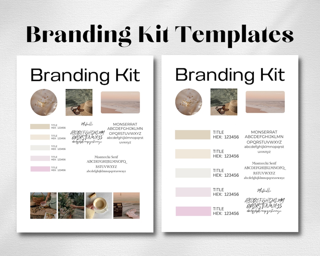 Brand Board Templates Canva Templates Logo Templates Business Branding ...