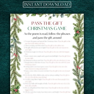 Christmas Pass the Gift Game | Office Christmas Party Game | Christmas ...