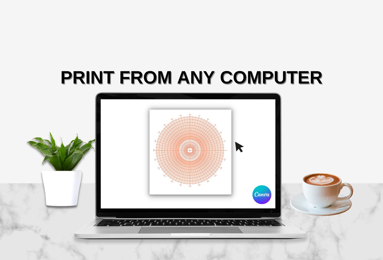 POLAR GRAPH Papers Circular Graph Paper Beading Polar Graph Paper ...