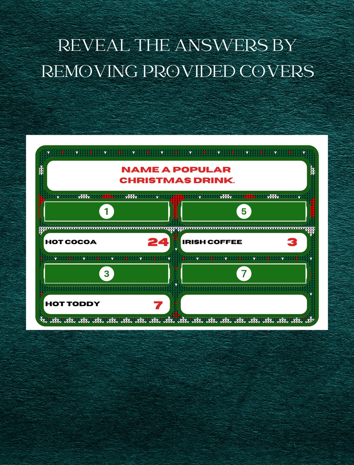 Christmas Family Feud Game Christmas Printable Games Christmas Family ...