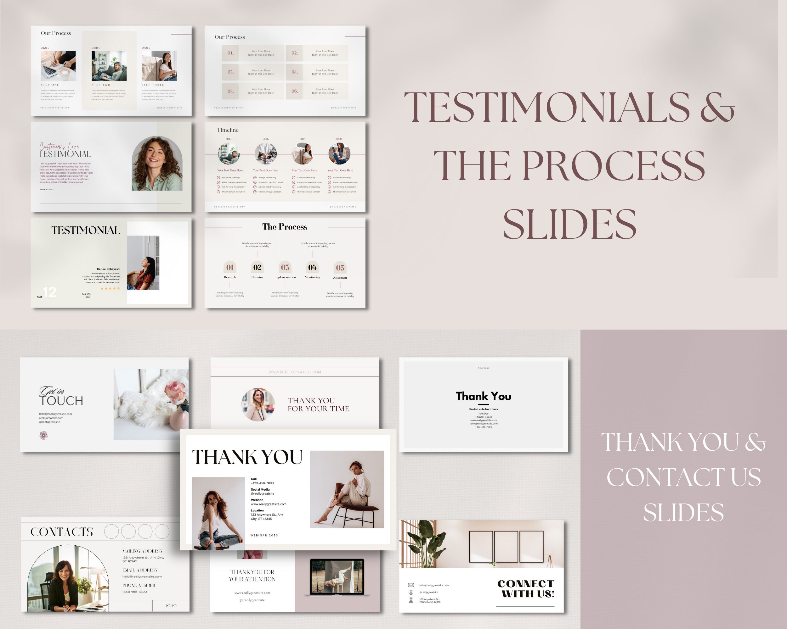 Webinar Slide Deck Canva Template, Pitch Deck Template, Course Slide ...
