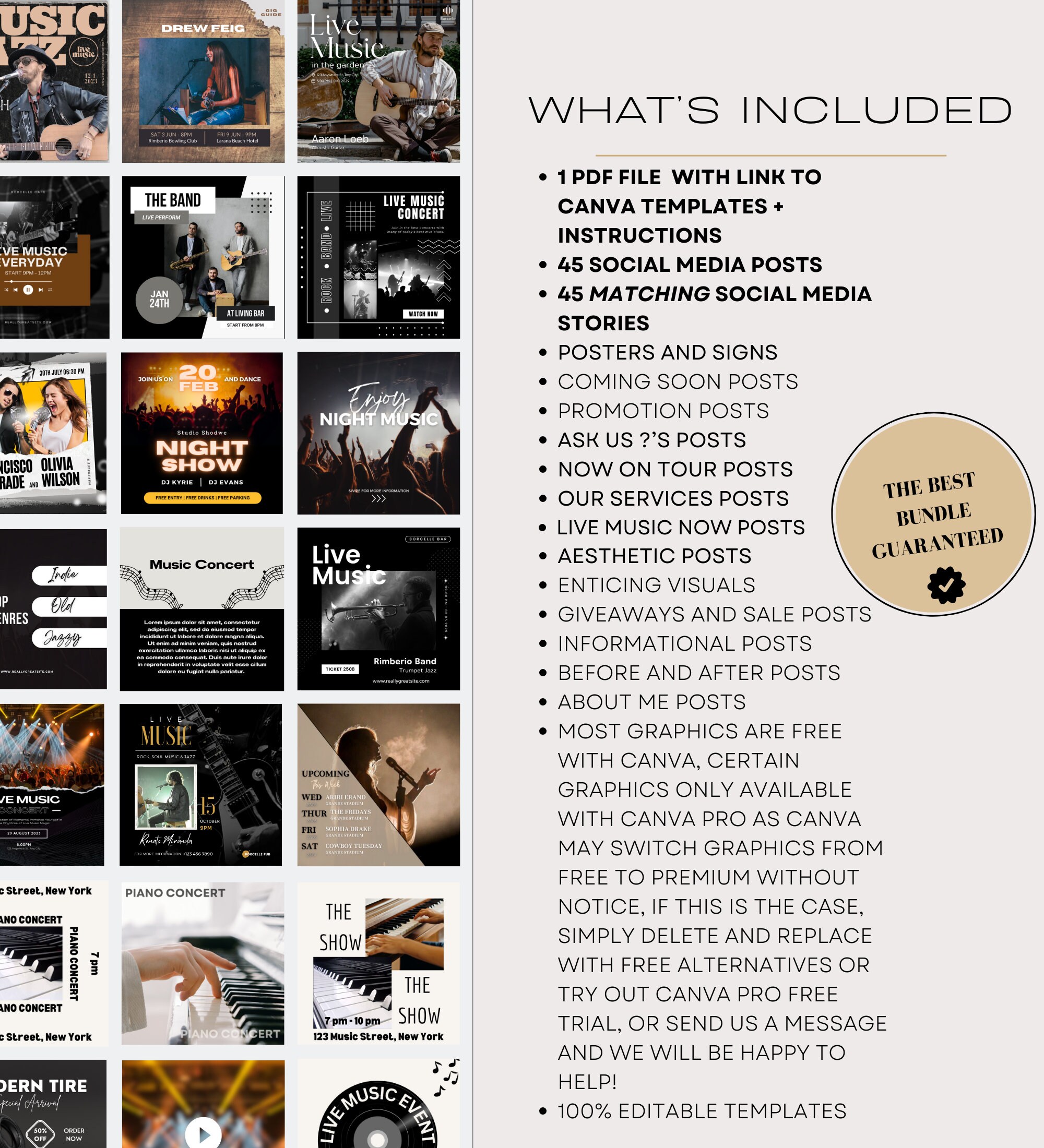 Musician Instagram Posts Musician Digital Marketing Musician Social ...