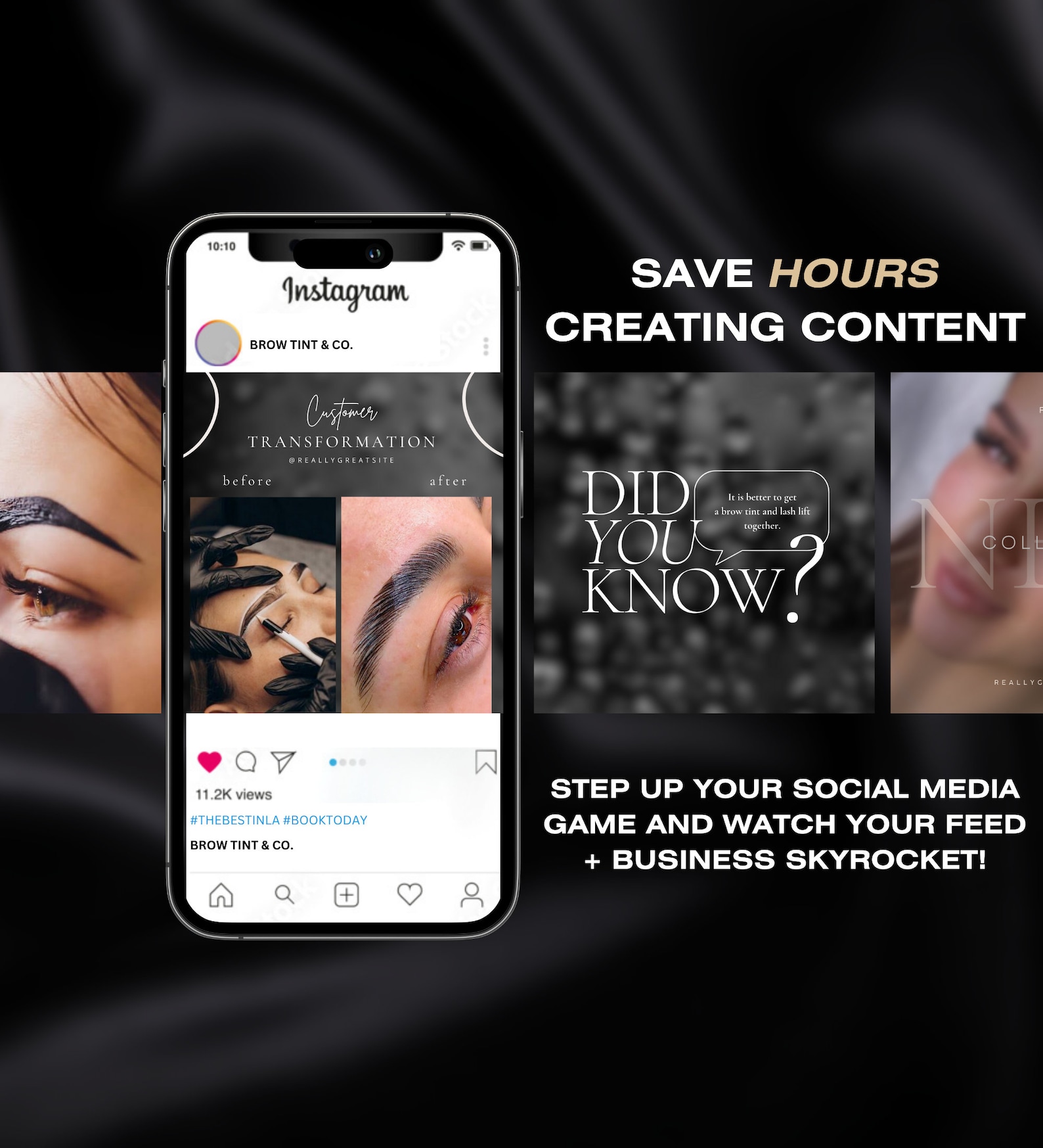 Brow Tech Instagram Templates | Brow Tech Instagram Posts | Brow Tech ...