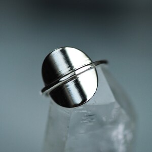 Saturn Sterling Silver Ring, Universe Ring, Circle Ring, Space Jewelry ...