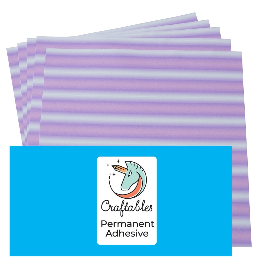 Ombre Pattern Self Adhesive Craft Vinyl Printed Sheets for - Etsy