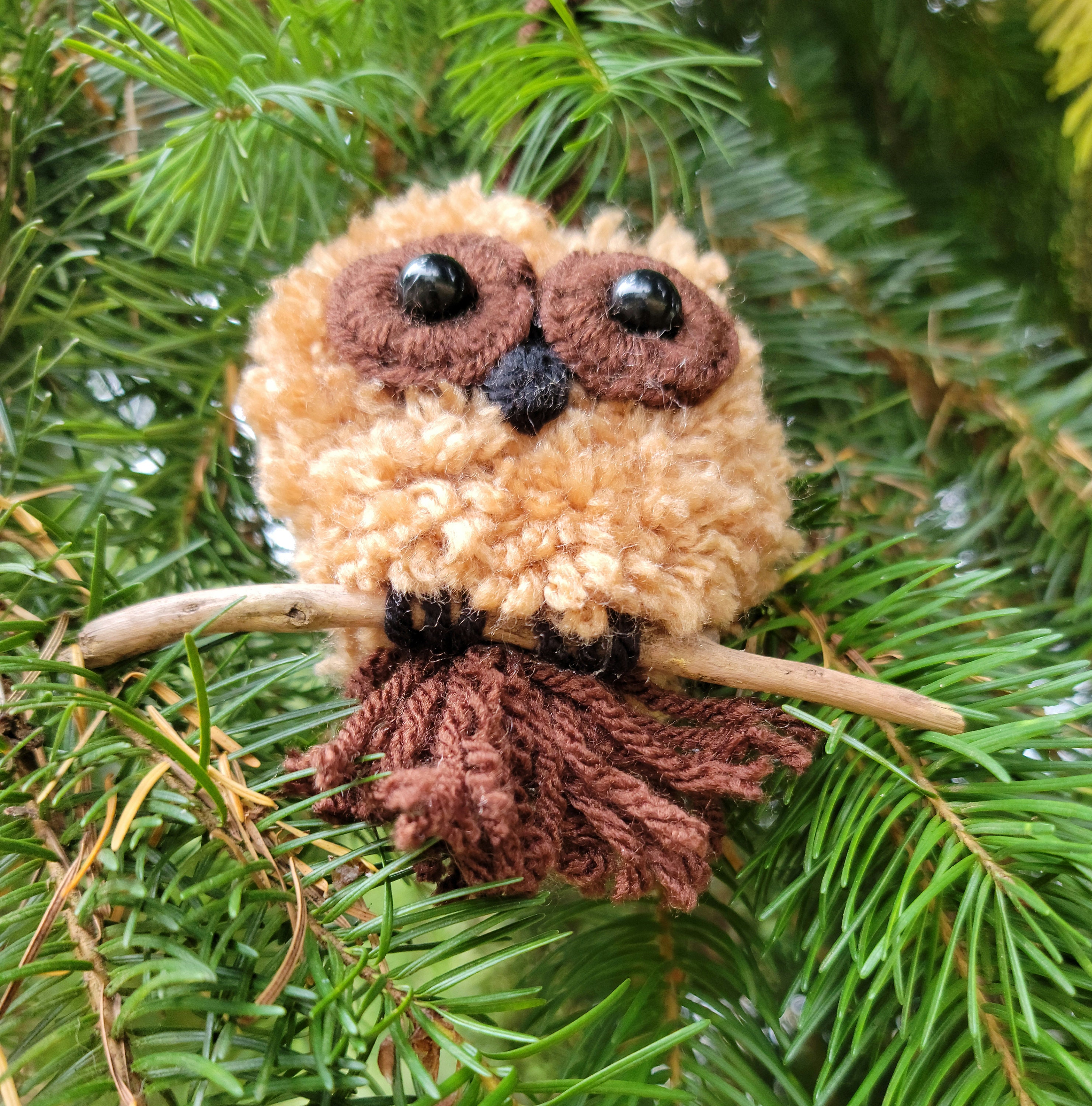 Owl ~ Miniature Hanging Owl ~ Owl Lovers Gift ~ Hanging Owl ~ Cute Owls ...