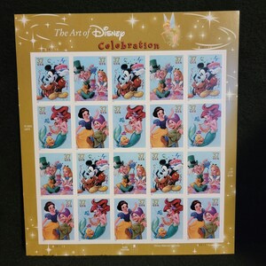 Disney Postage Stamps ~ the Art of Disney Celebration ~ Vintage Stamps ...