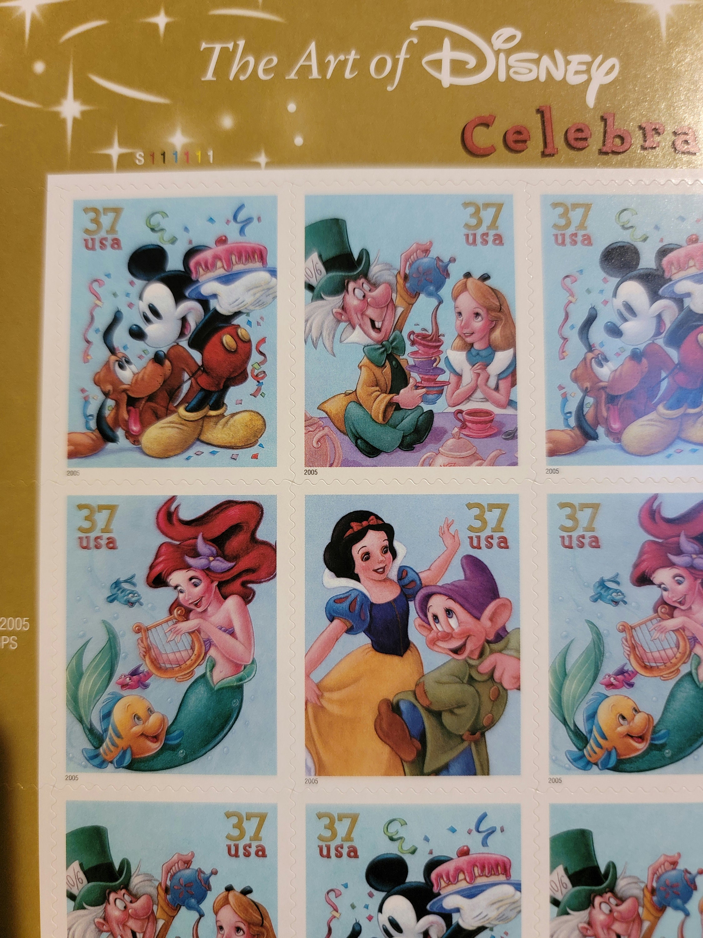 Disney Postage Stamps the Art of Disney Celebration Vintage Stamps - Etsy