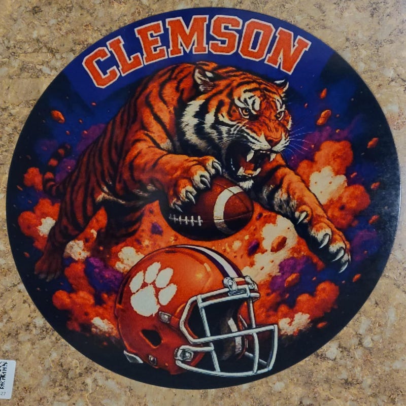 Clemson Sign - Etsy