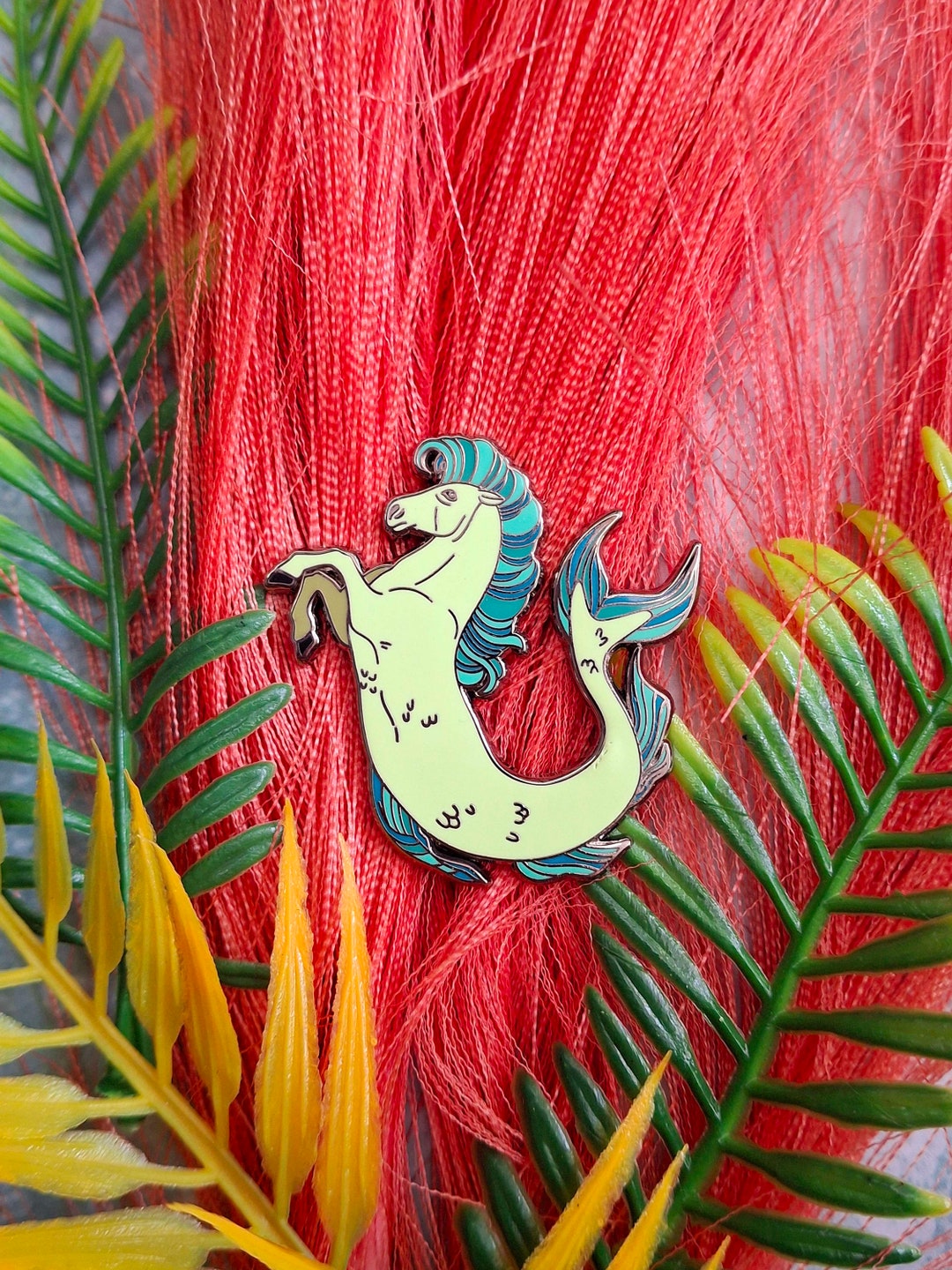 Hippocampi, Kelpie, Sea Creature Pin - Etsy