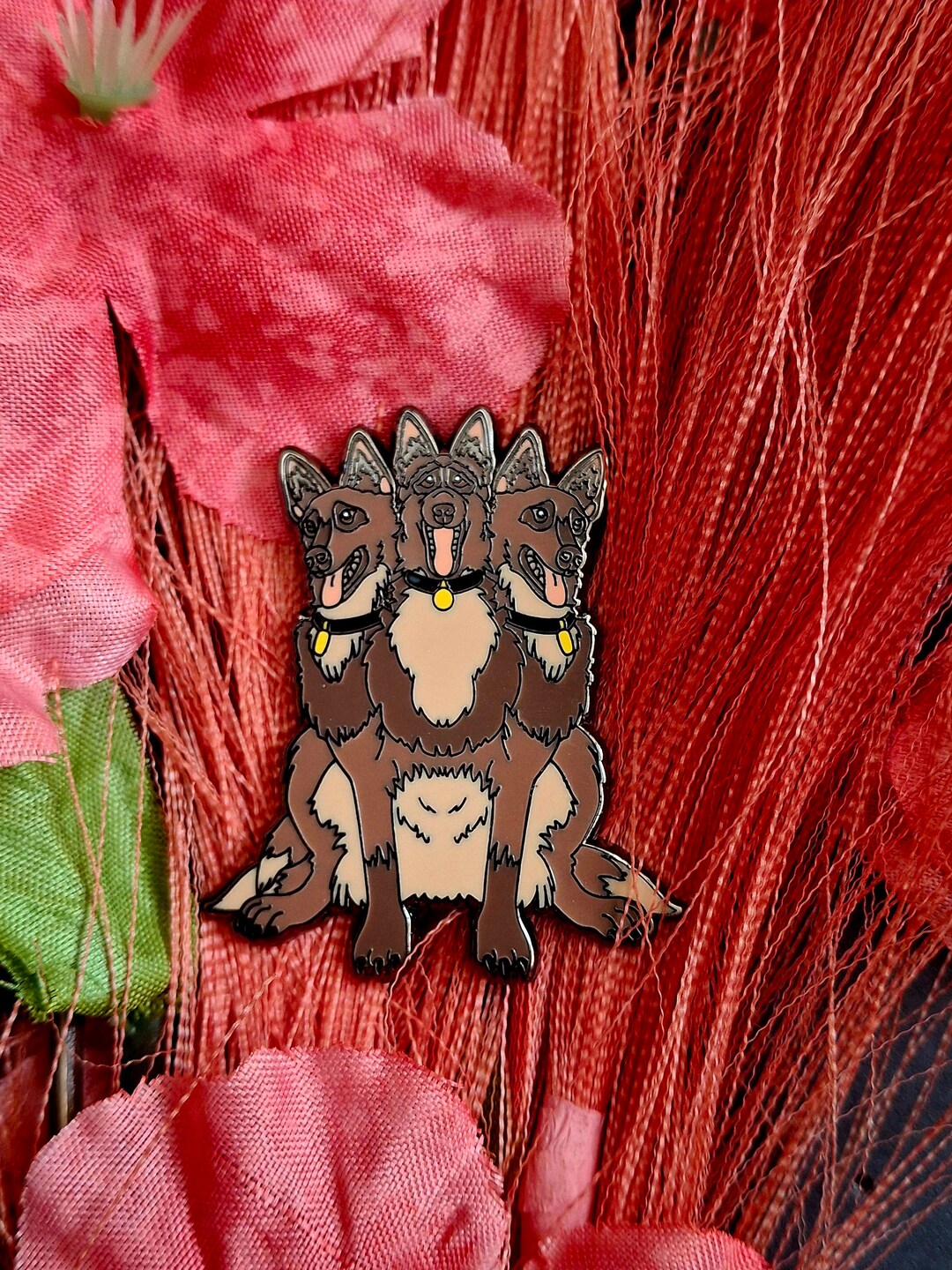 Cerberus Pin, Kerberos Pin, Greek - Etsy