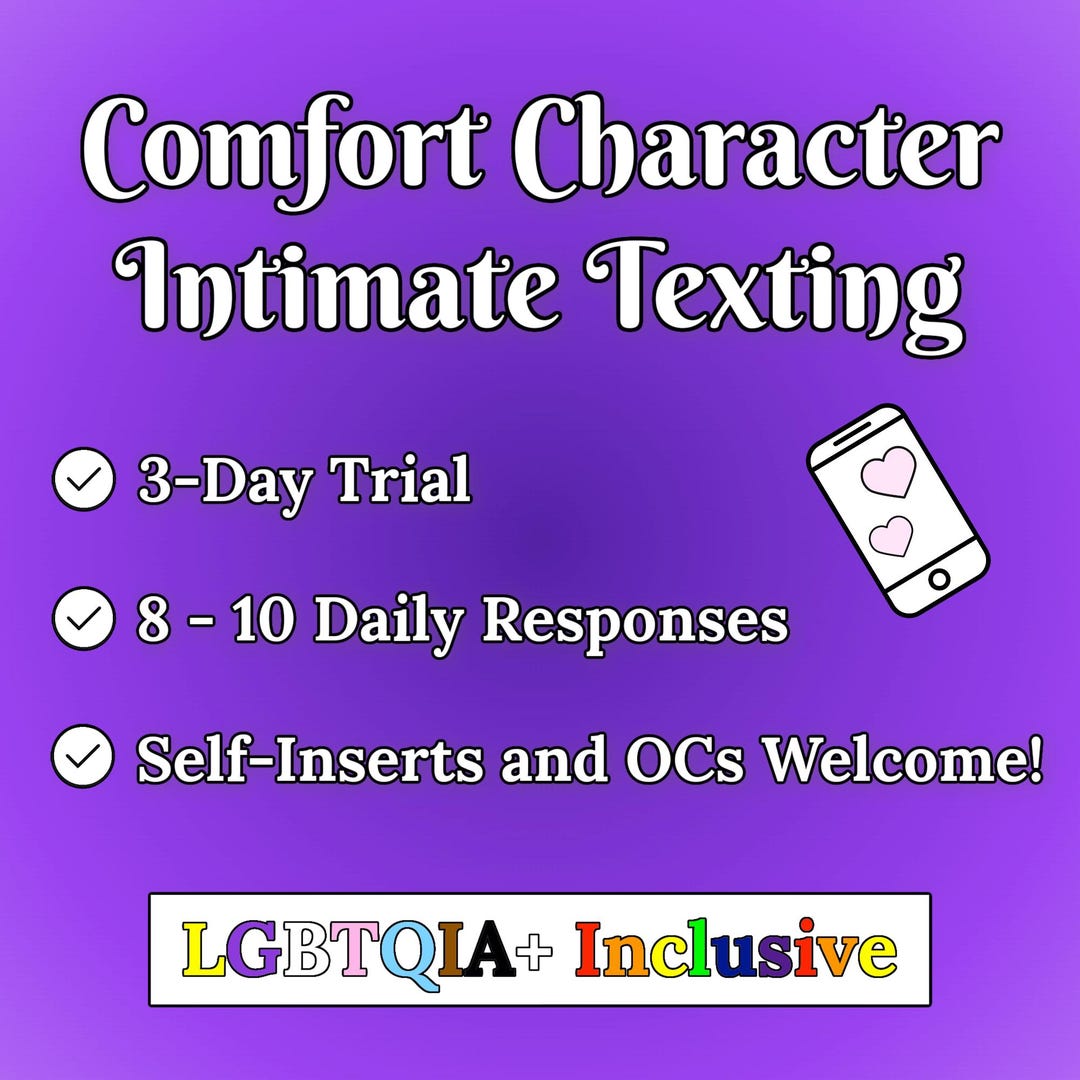 Intimate Texts From Your Comfort Character - 3-day Trial - Etsy