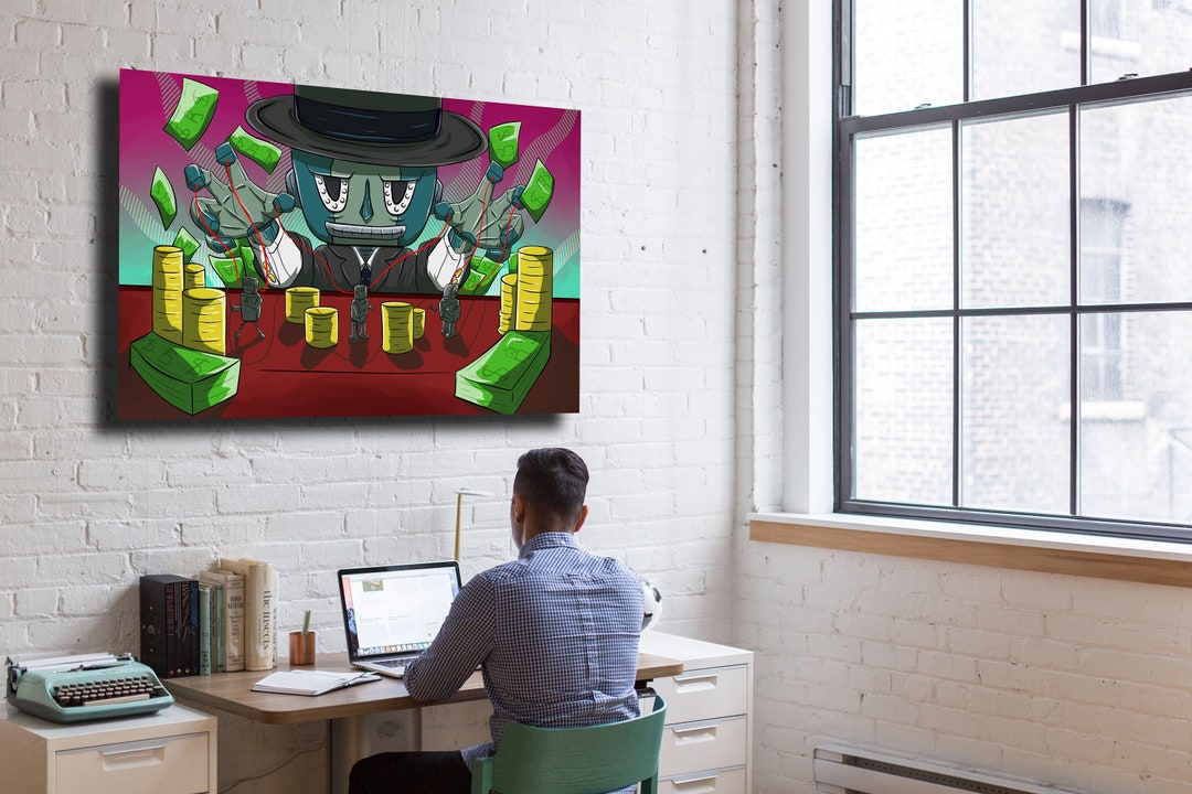 Don't Be Someone's Puppet Motivational Wall Canvas Art - Etsy