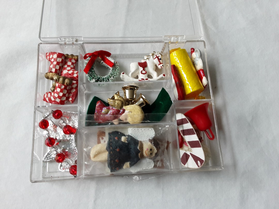 19 Piece Miniature Collection, Vintage Christmas - Etsy
