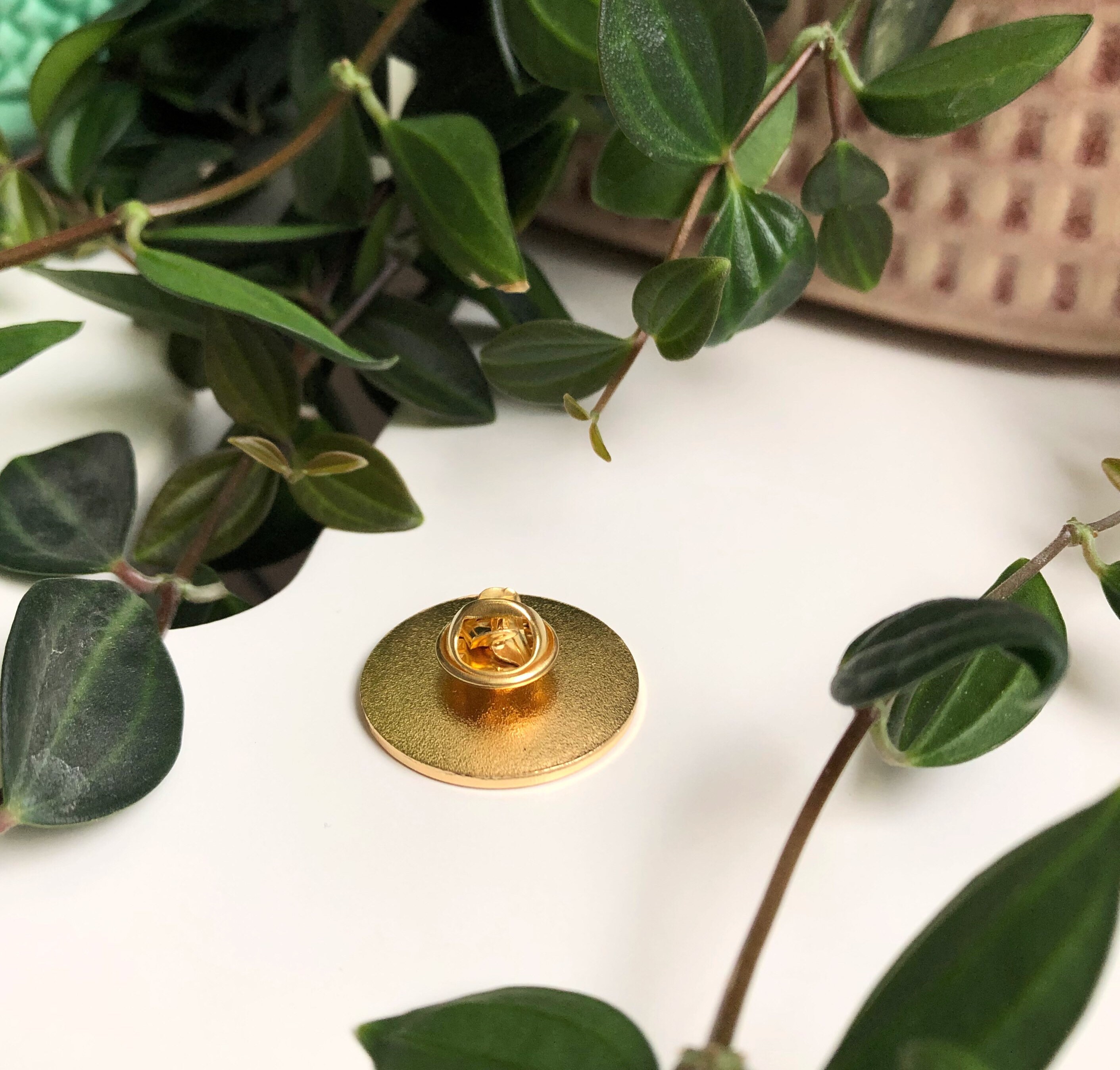 Green Monstera Enamel Pin - Etsy