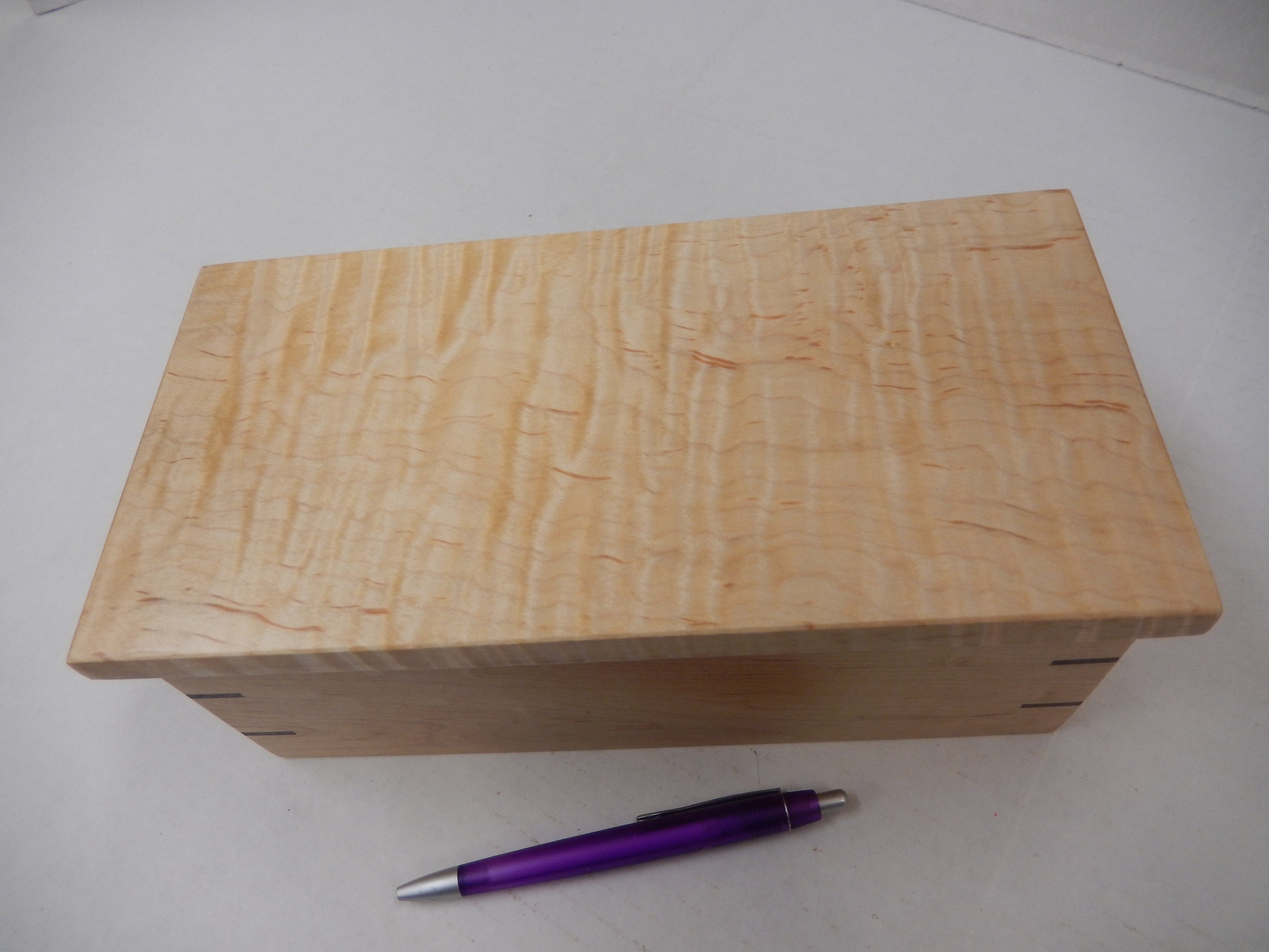 Curly Maple Keepsake Box Pencil Box Candle Box Odds and - Etsy