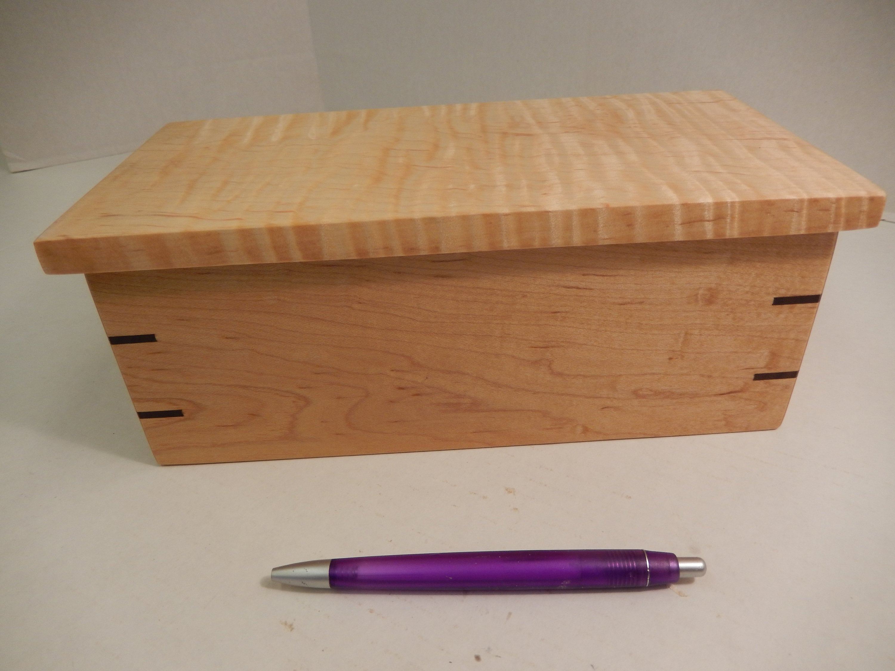 Curly Maple Keepsake Box Pencil Box Candle Box Odds and - Etsy