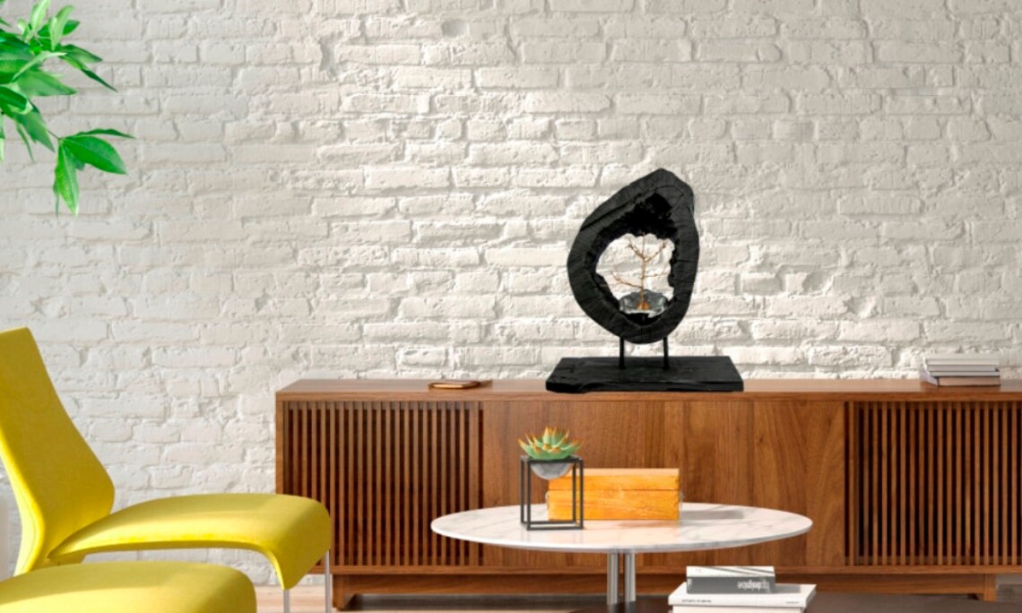 LIFE Hand Carved Modern Art Large Wood Sculpture Natural Wood Statue ...