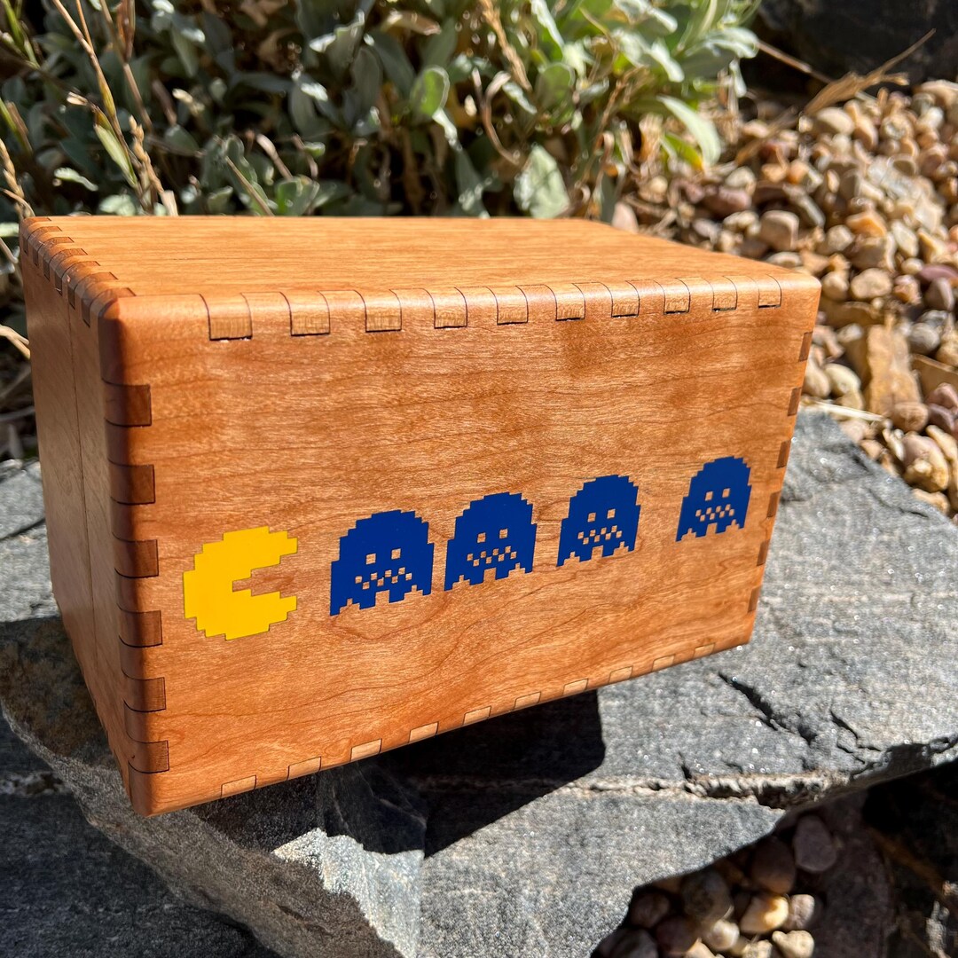 Power Pac-man Inspired Memory Box Handcrafted in Colorado Retro ...