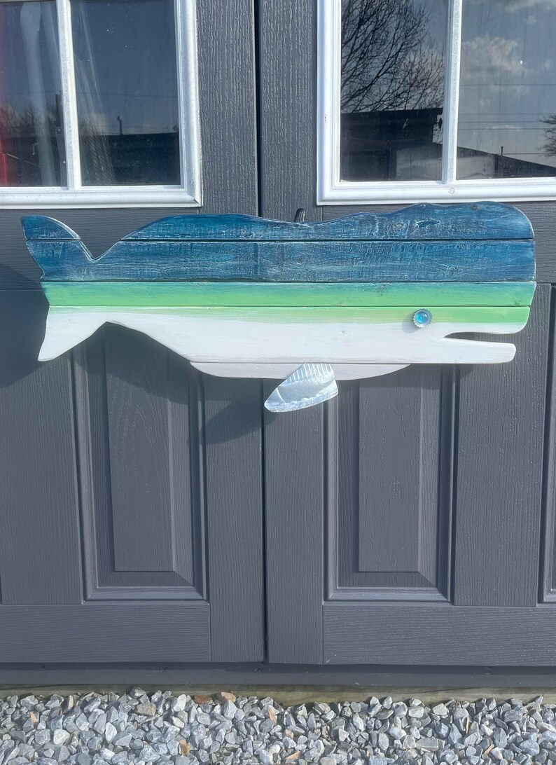 Wood Whale, Coastal Deoration, Beach Decor, Handmade, - Etsy