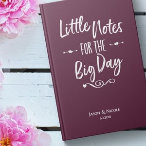 Little Notes for the Big Day Custom Journal. Personalized - Etsy
