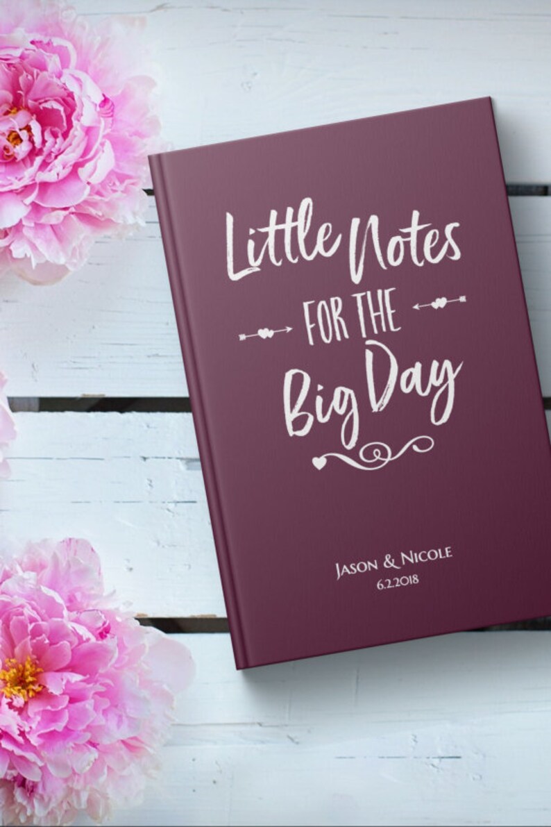 Little Notes for the Big Day Custom Journal. Personalized - Etsy