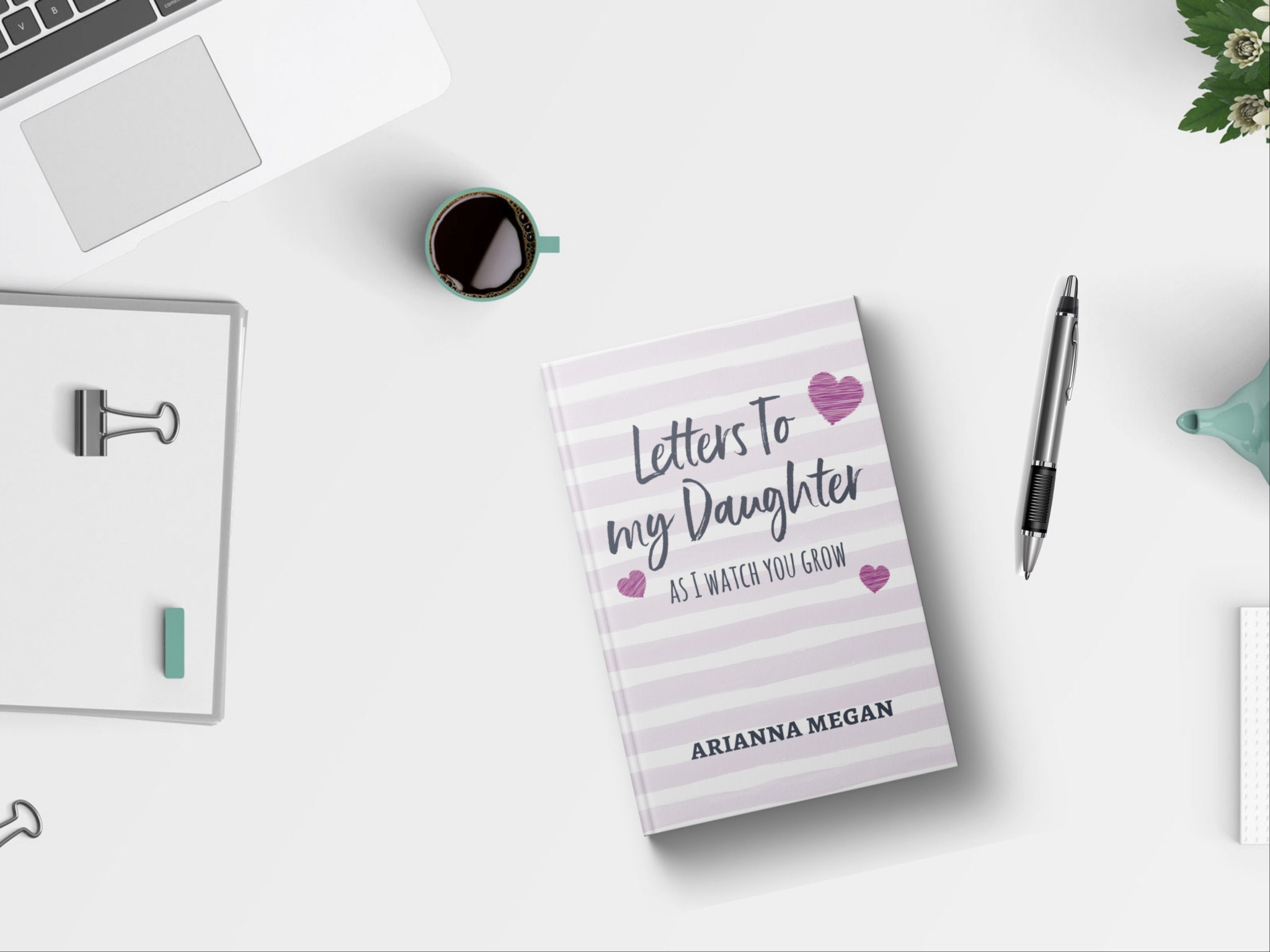 Letters to Daughter Personalized Custom Name Hardcover | Etsy