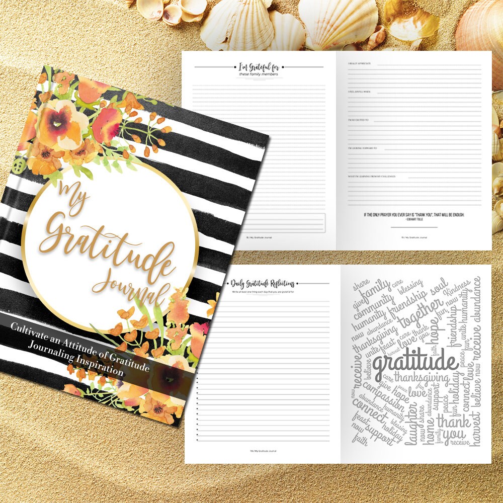 Gratitude Journal Writing Prompts Notebook Daily Guided Journal Book