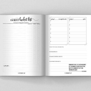 Bucket List Journal. Planner. Writing Prompts. Guided Journal. Bucket ...