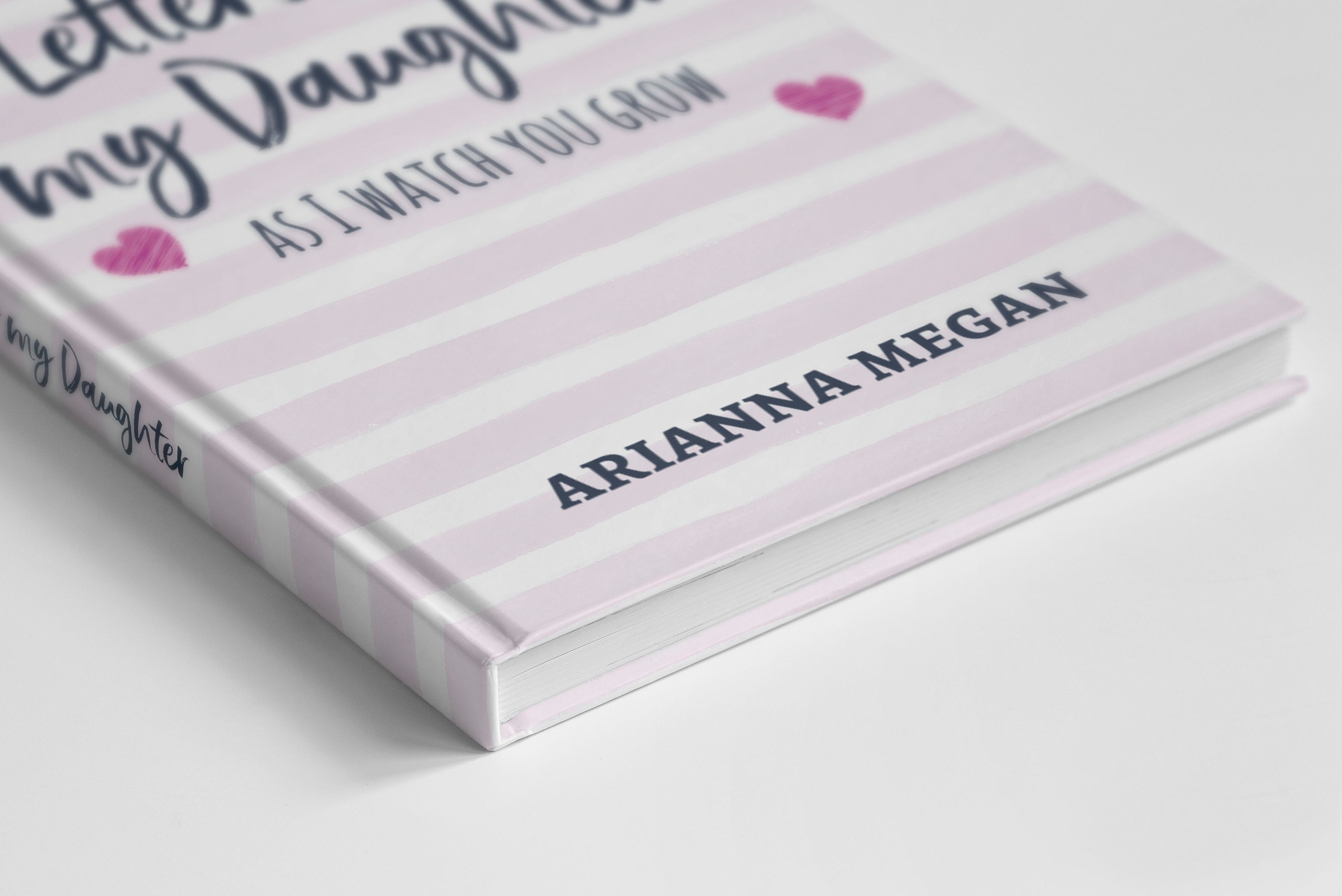Letters to Daughter Personalized Custom Name Hardcover | Etsy