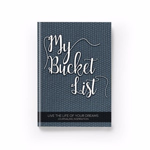 Bucket List Journal Planner With Writing Prompts. 8.5" X 11" Bucket ...