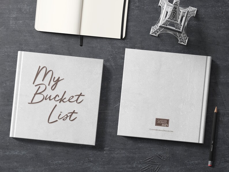 Bucket List Journal with Writing Prompts. Personalized Custom | Etsy