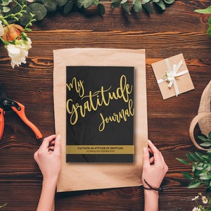 Gratitude Journal Writing Prompts. Notebook. Daily Guided Journal Book ...