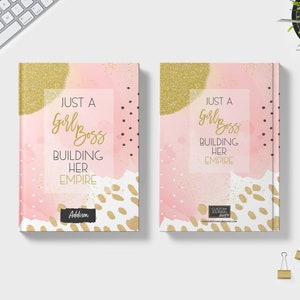 PERSONALIZED Just A Girl Boss Building Her Empire Writing - Etsy