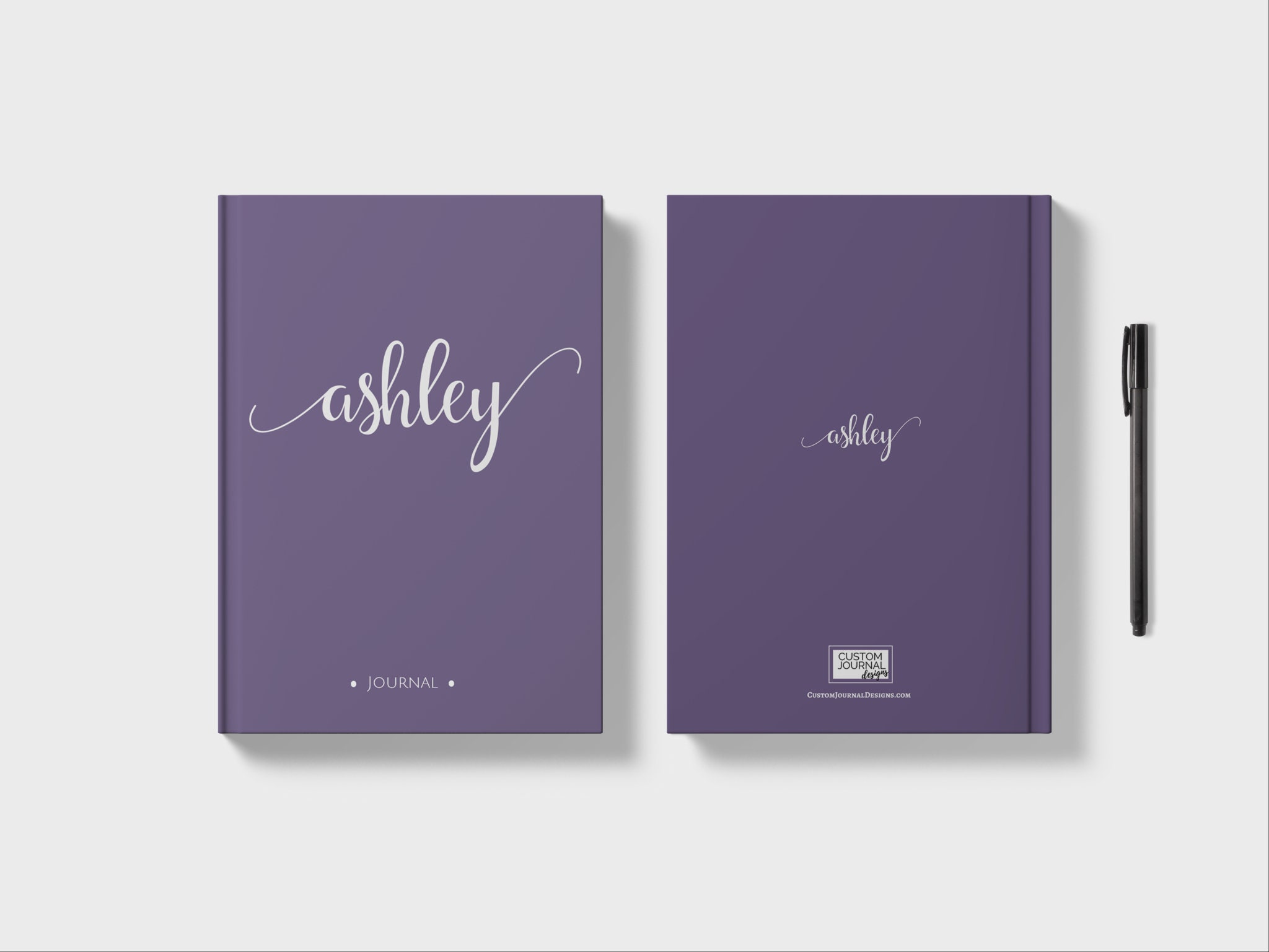 Personalized Writing Journal. Custom Name Hardcover. Lined Dot - Etsy UK