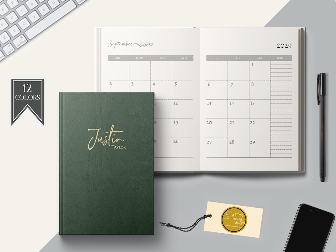 Personalized 2026-2030 Five Year Planner: Hardcover Monthly Calendar - Etsy