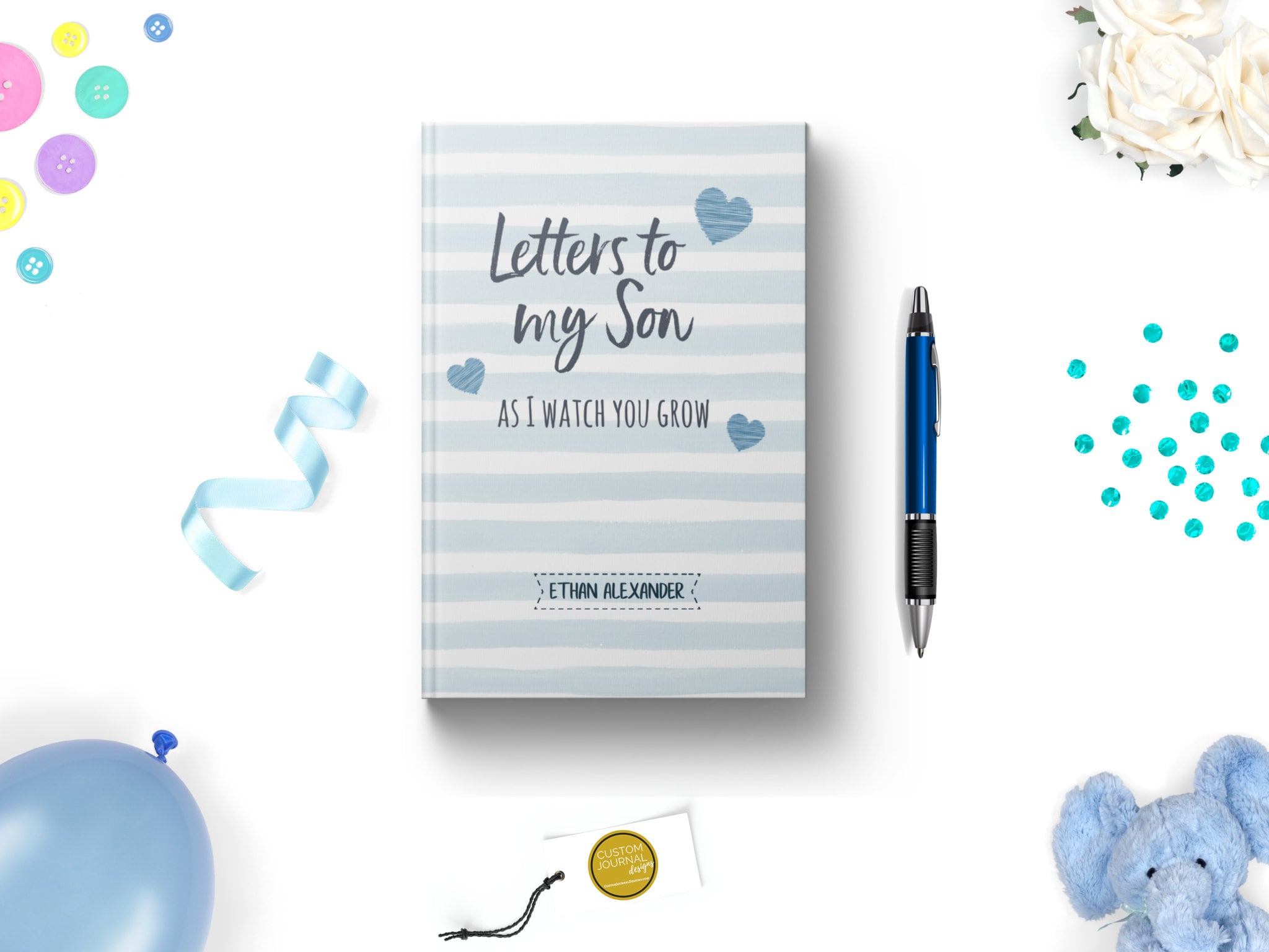 Letters to My Son Personalized Custom Name Hardcover Journal. New First ...