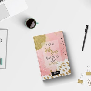 PERSONALIZED Just A Girl Boss Building Her Empire Writing Journal ...